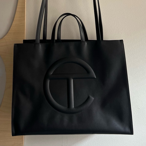 Telfar | Bags | Telfar Large Shopping Bag In Black | Poshmark